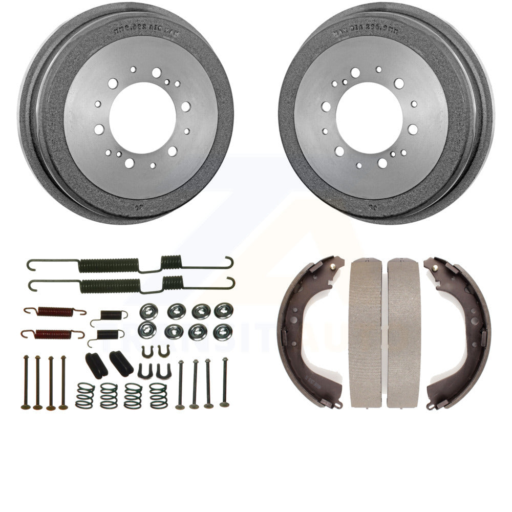 Rear Drums Rear Brake Drums, Shoes & Spring Kit For Toyota Tundra 2004 ...