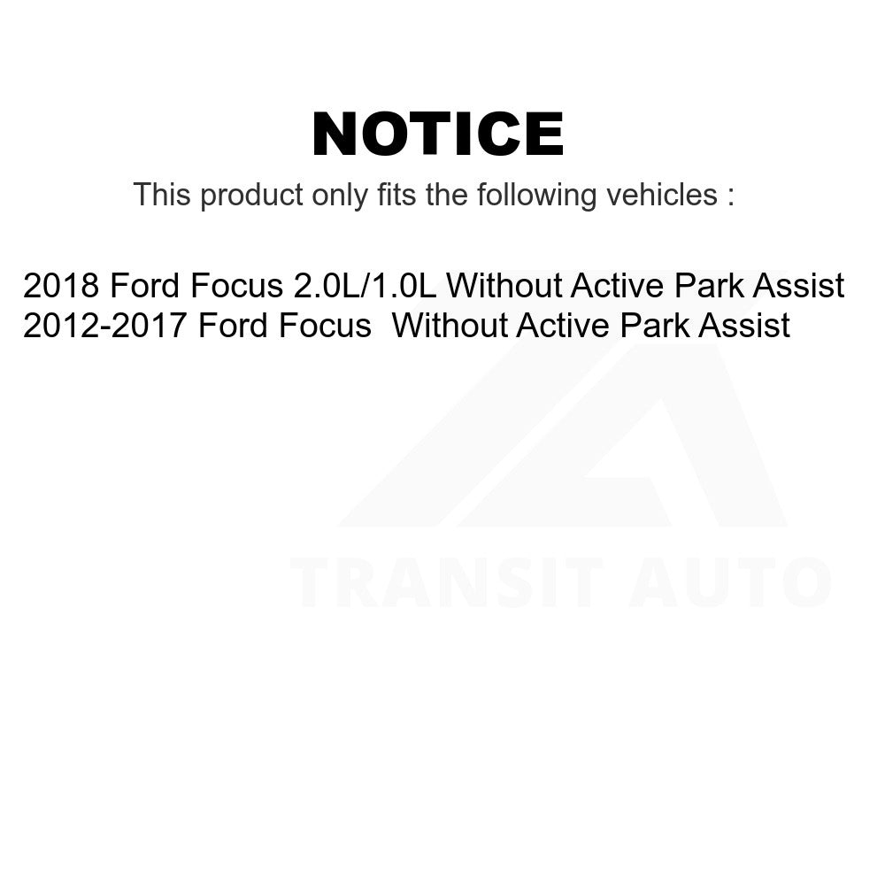 Rear Wheel Bearing Hub Assembly 70-512466 For Ford Focus – PartsGo