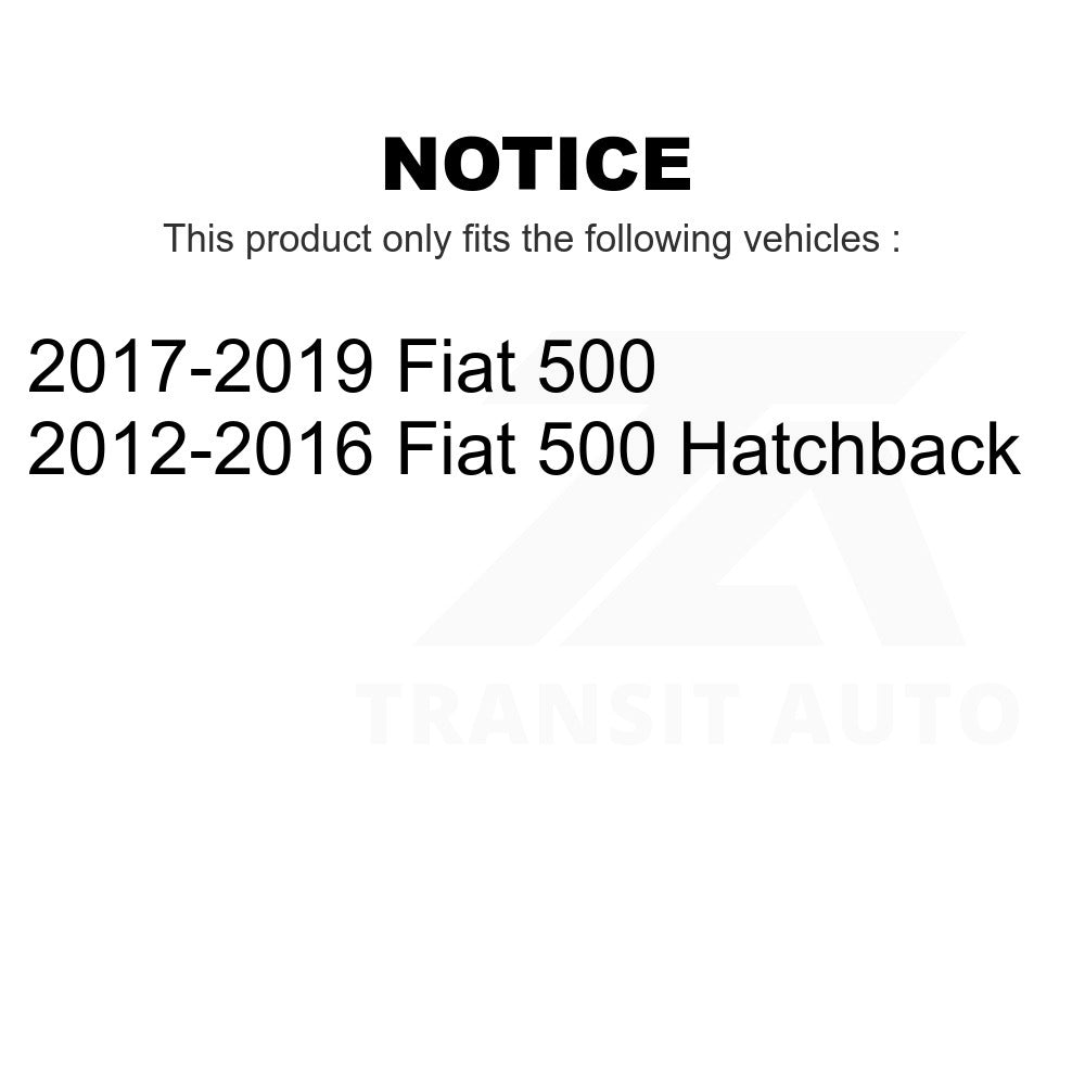 Rear Wheel Bearing Hub Assembly 70-512480 For Fiat 500 – PartsGo