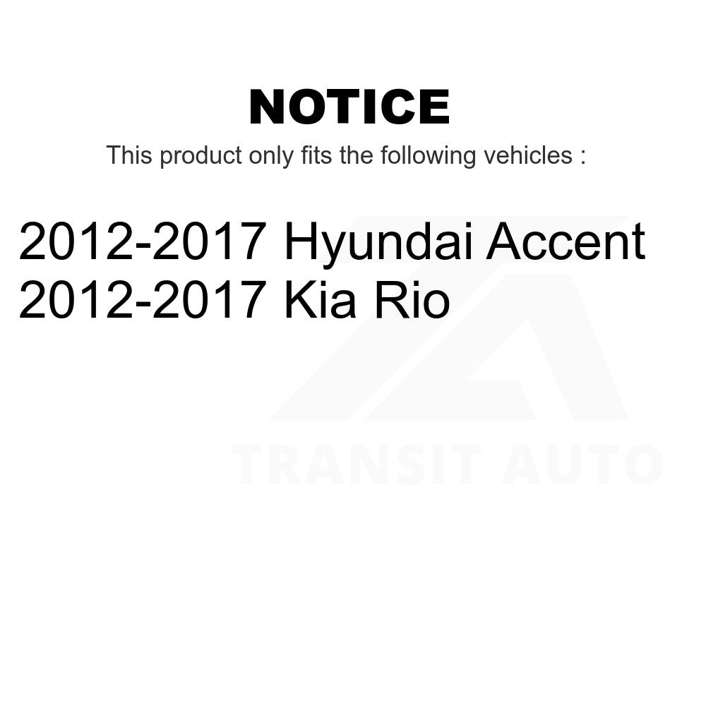 Rear Wheel Bearing Hub Assembly 70-512483 For 2012-2017 Hyundai Accent ...