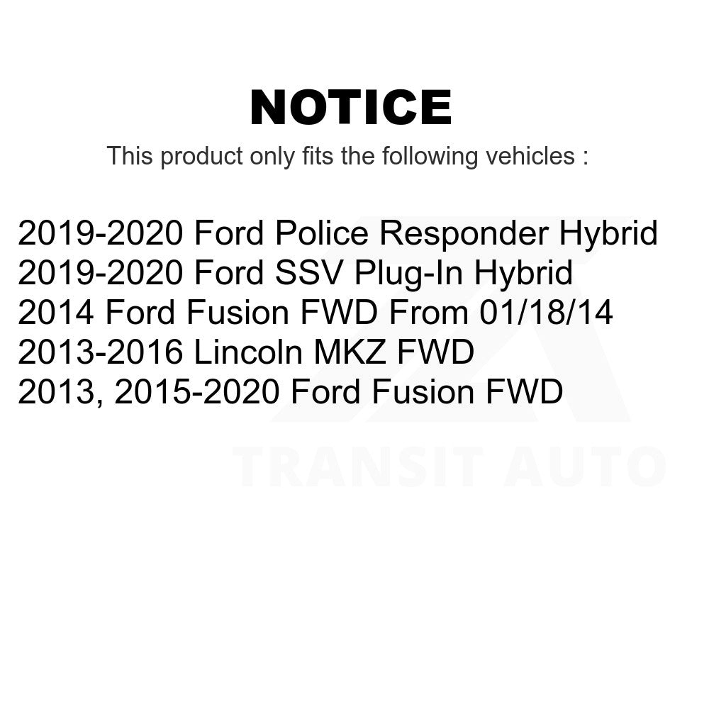 Rear Wheel Bearing Hub Assembly 70-512497 For Ford Fusion Lincoln MKZ ...