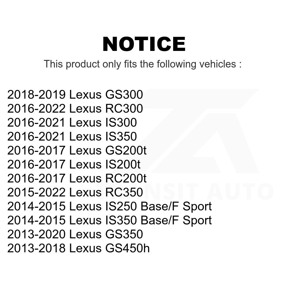 Rear Wheel Bearing Hub Assembly 70-512546 For Lexus GS350 IS250 IS300 ...