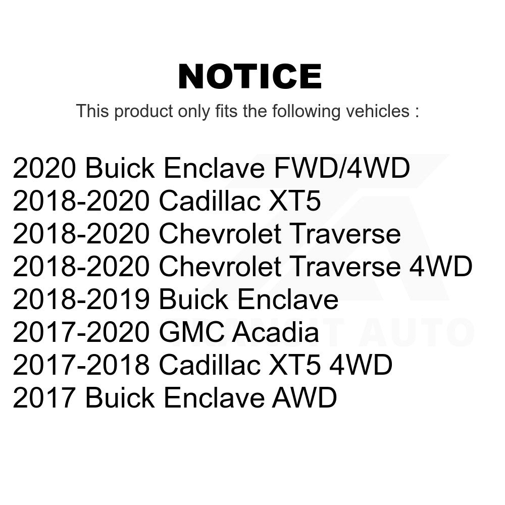 Wheel Bearing Hub Assembly 70-512593 For Chevrolet Traverse GMC Acadia ...