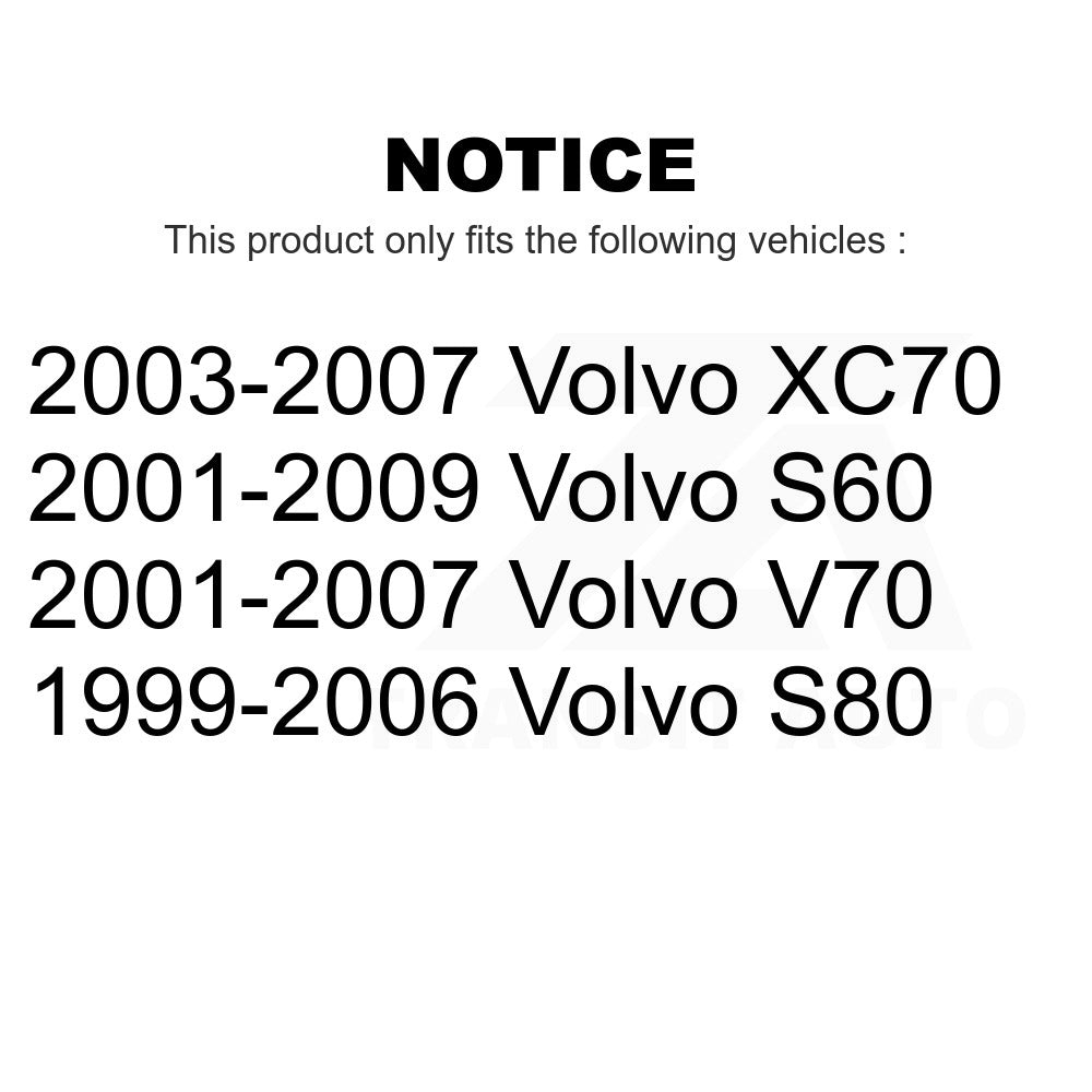 Front Wheel Bearing Hub Assembly 70-513194 For Volvo S60 V70 XC70 S80 ...