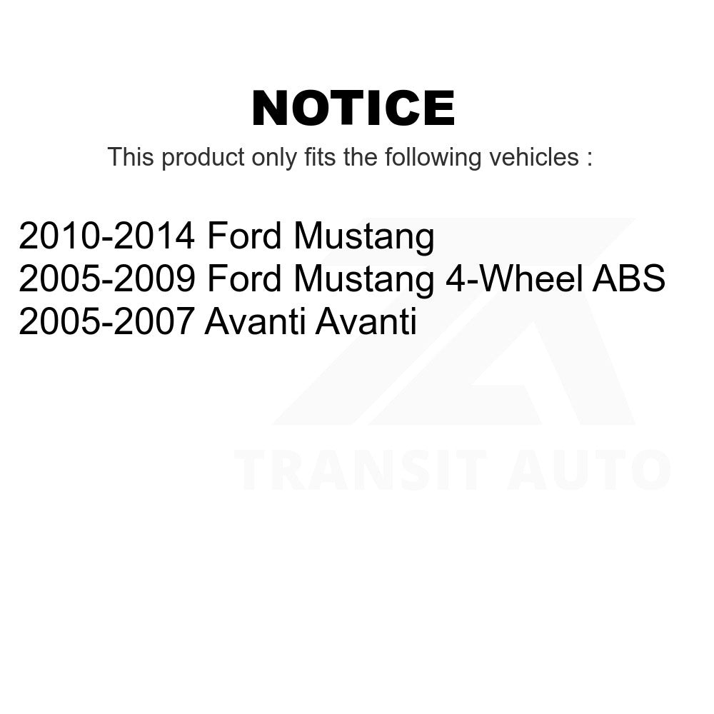 Front Wheel Bearing Hub Assembly 70-513221 For Ford Mustang Avanti ...