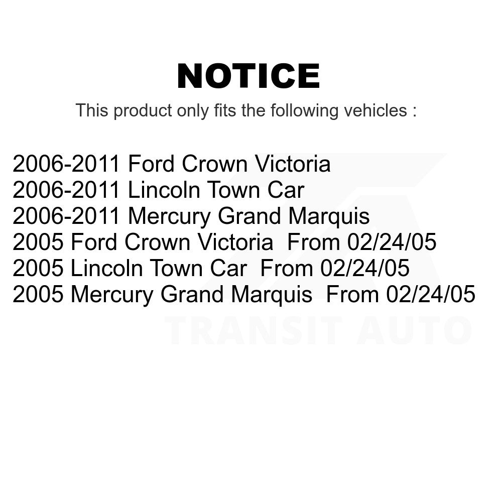 Front Wheel Bearing Hub Assembly 70-513230 For Ford Crown Victoria Mer ...