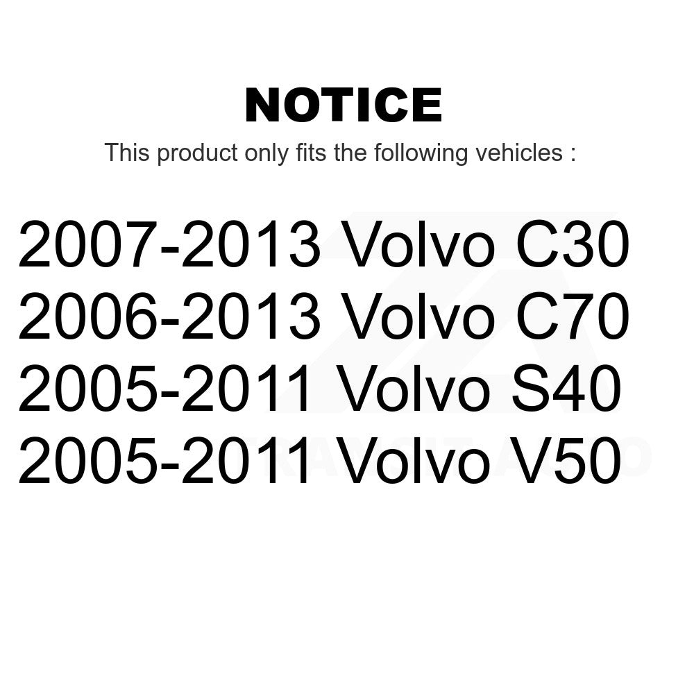 Front Wheel Bearing Hub Assembly 70-513255 For Volvo S40 C70 C30 V50 ...