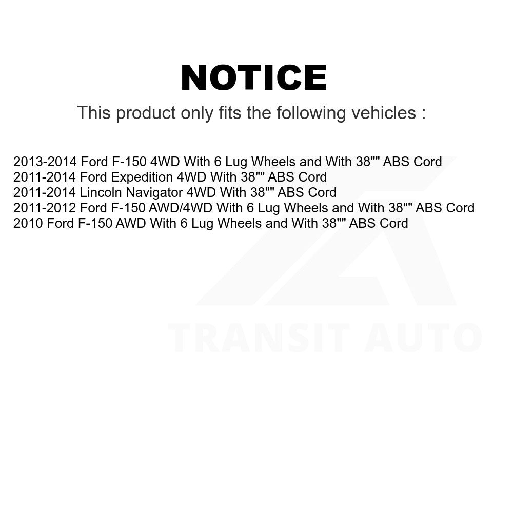 Front Wheel Bearing Hub Assembly 70-515142 For Ford F-150 Expedition L ...