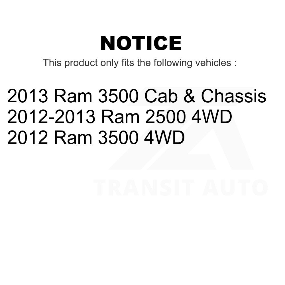 Front Wheel Bearing Hub Assembly 70-515148 For Ram 2500 3500 – PartsGo