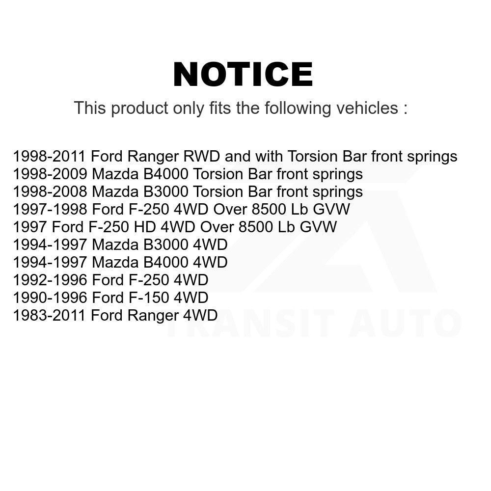 Rear Shock Absorber 78-37014 For Ford Ranger F-150 F-250 HD Mazda B300 ...
