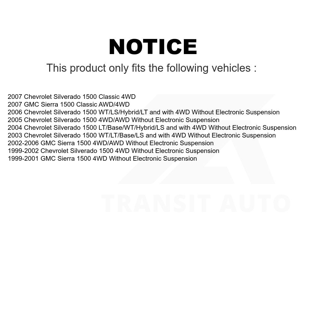 Front Shock Absorber 78-37151 For Chevrolet Silverado 1500 GMC Sierra ...