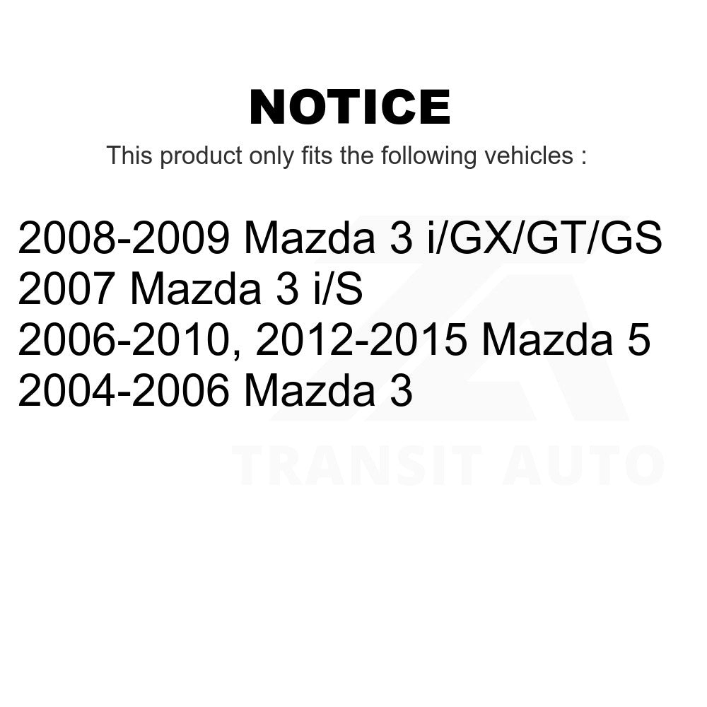 Rear Shock Absorber 78-5607 For Mazda 3 5 – PartsGo