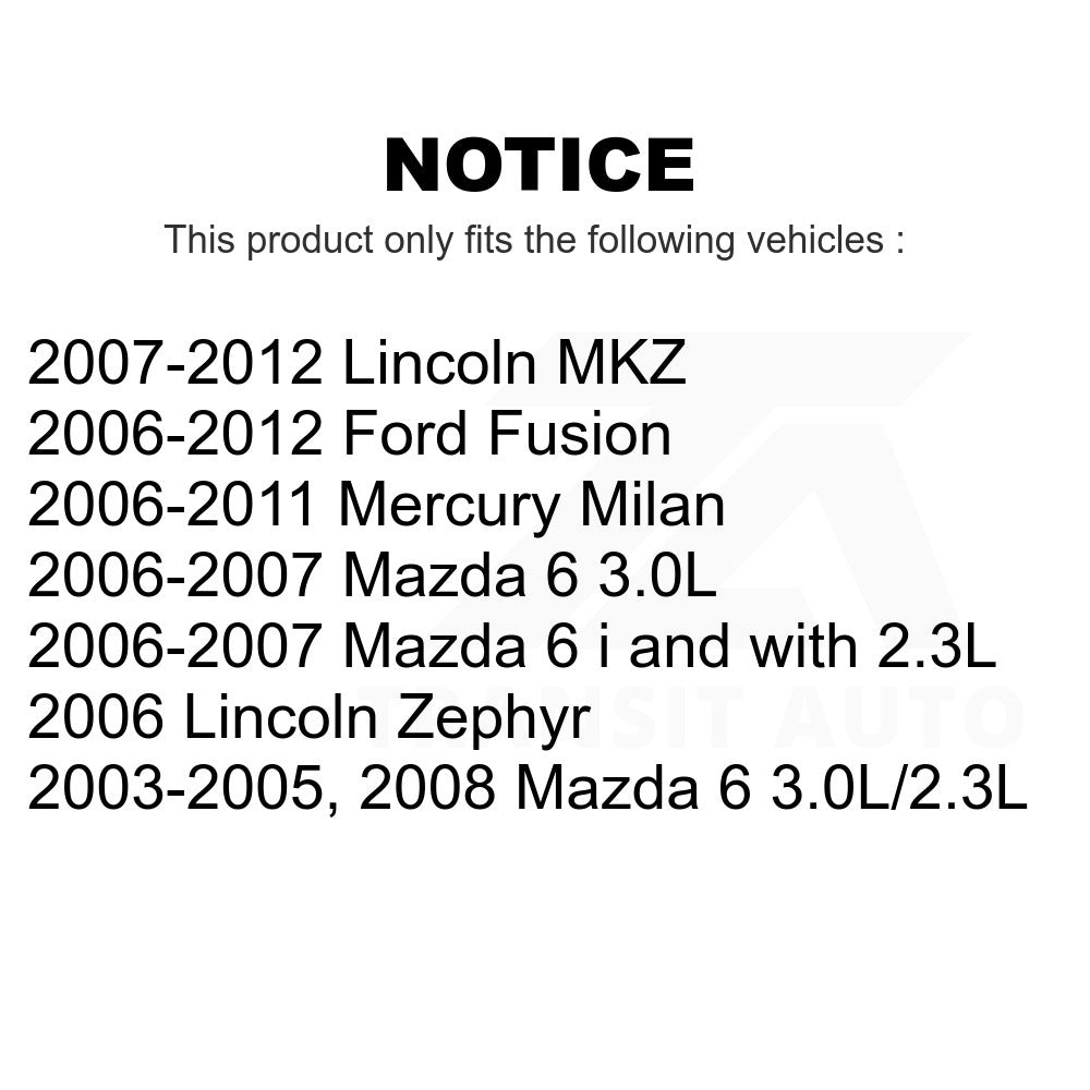 Rear Shock Absorber 78-5784 For Ford Fusion Mazda 6 Lincoln MKZ Mercur ...