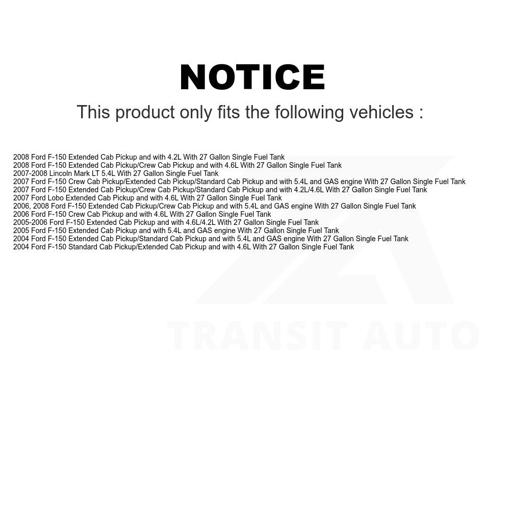 Fuel Pump Module Assembly AGY-00310167 For Ford F-150 Lincoln Mark LT ...