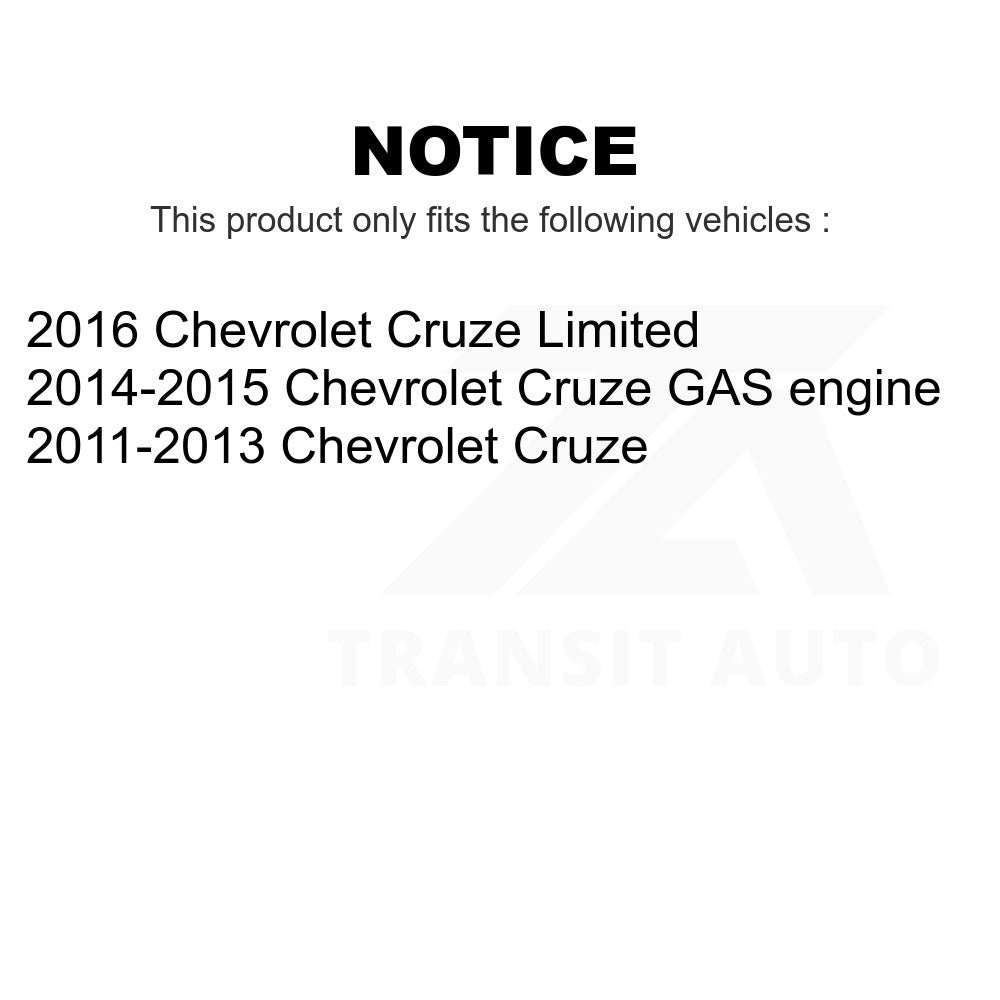 Rear Coated Brake Drum Shoes Kit For Chevrolet Cruze Limited – PartsGo