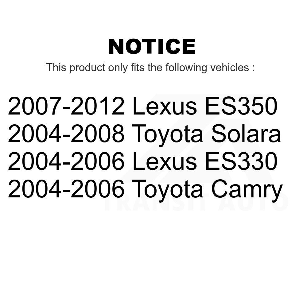 Front Suspension Control Arm Assembly And Tie Rod End Kit For Toyota C ...