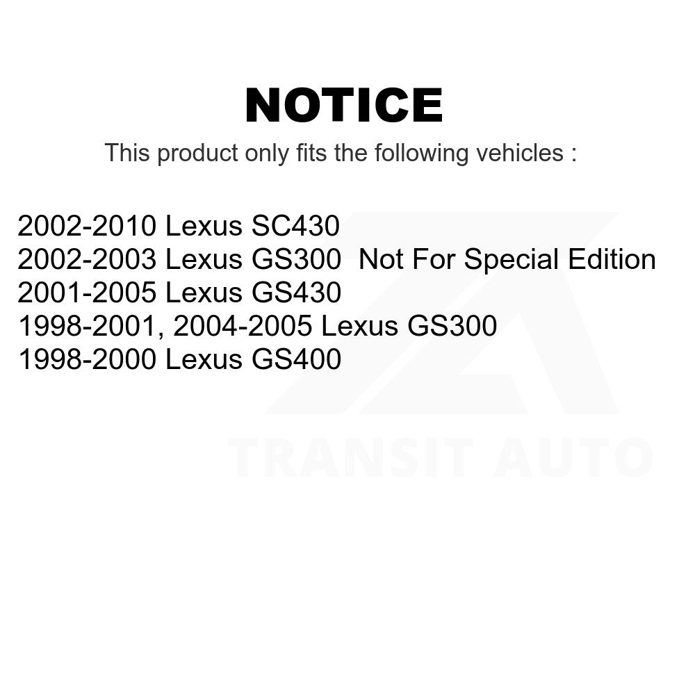Front Control Arms And Lower Ball Joints Kit For Lexus GS300 SC430 GS4 ...
