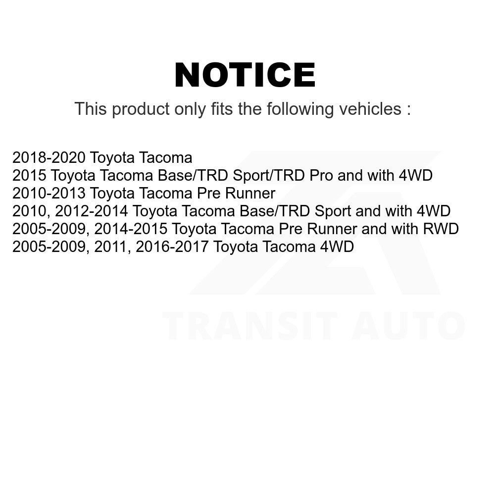 Front Suspension Control Arms And Lower Ball Joints Kit For Toyota Tac ...