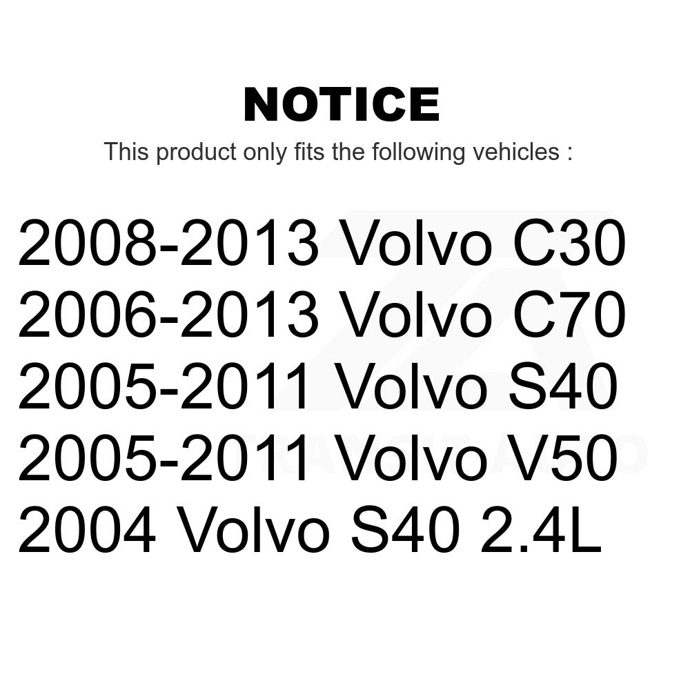 Front Steering Tie Rod End Kit For Volvo S40 C70 C30 V50 – PartsGo